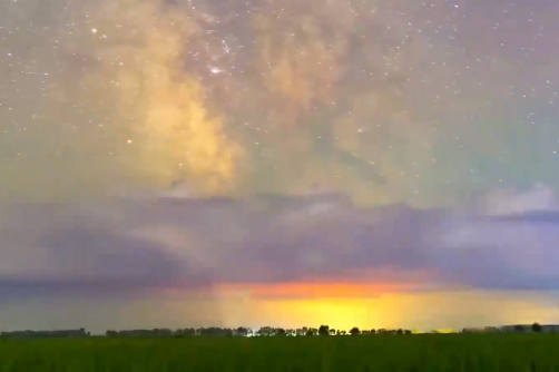 璀璨夜景 无人机秀杭州亚运会倒计时一周年灯光秀 红视频